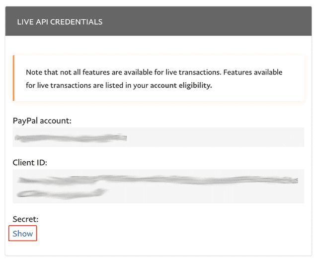 How to Get PayPal Client ID & Secret - Radar Blog How to Get PayPal Client ID & Secret - Radar Blog